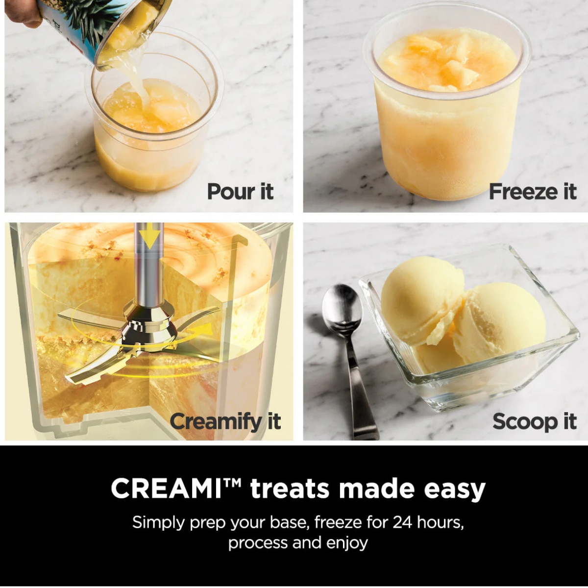 NINJA NC301HK Frozen Treats Series Ice Cream Maker | Fortress