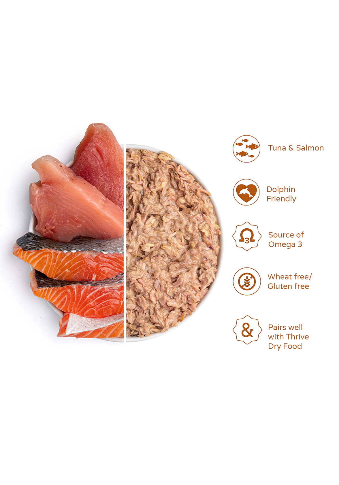 Thrive Thrive Tuna and Salmon Complete Wet Cat Food 75g | Fortress