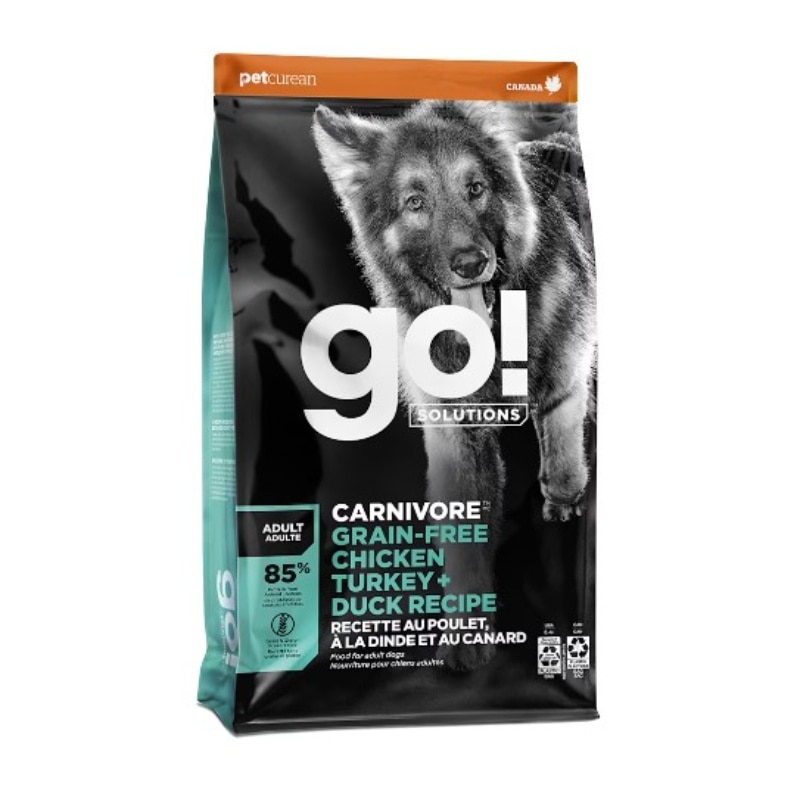 GO! SOLUTIONS GO! SOLUTIONS Carnivore Grain-Free Chicken, Turkey+Duck ...